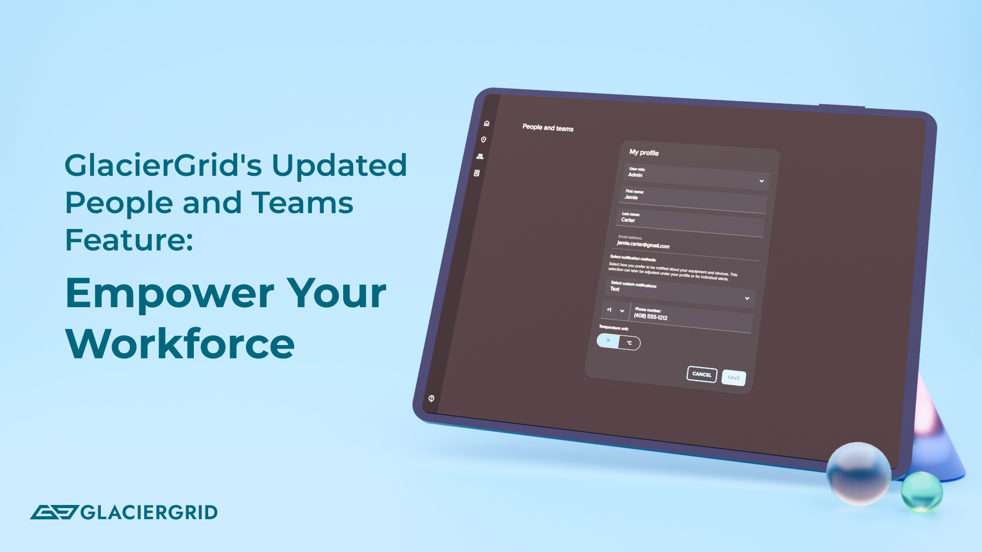 GlacierGrid’s Enhanced People & Teams: Introducing New Features to the People & Teams Page